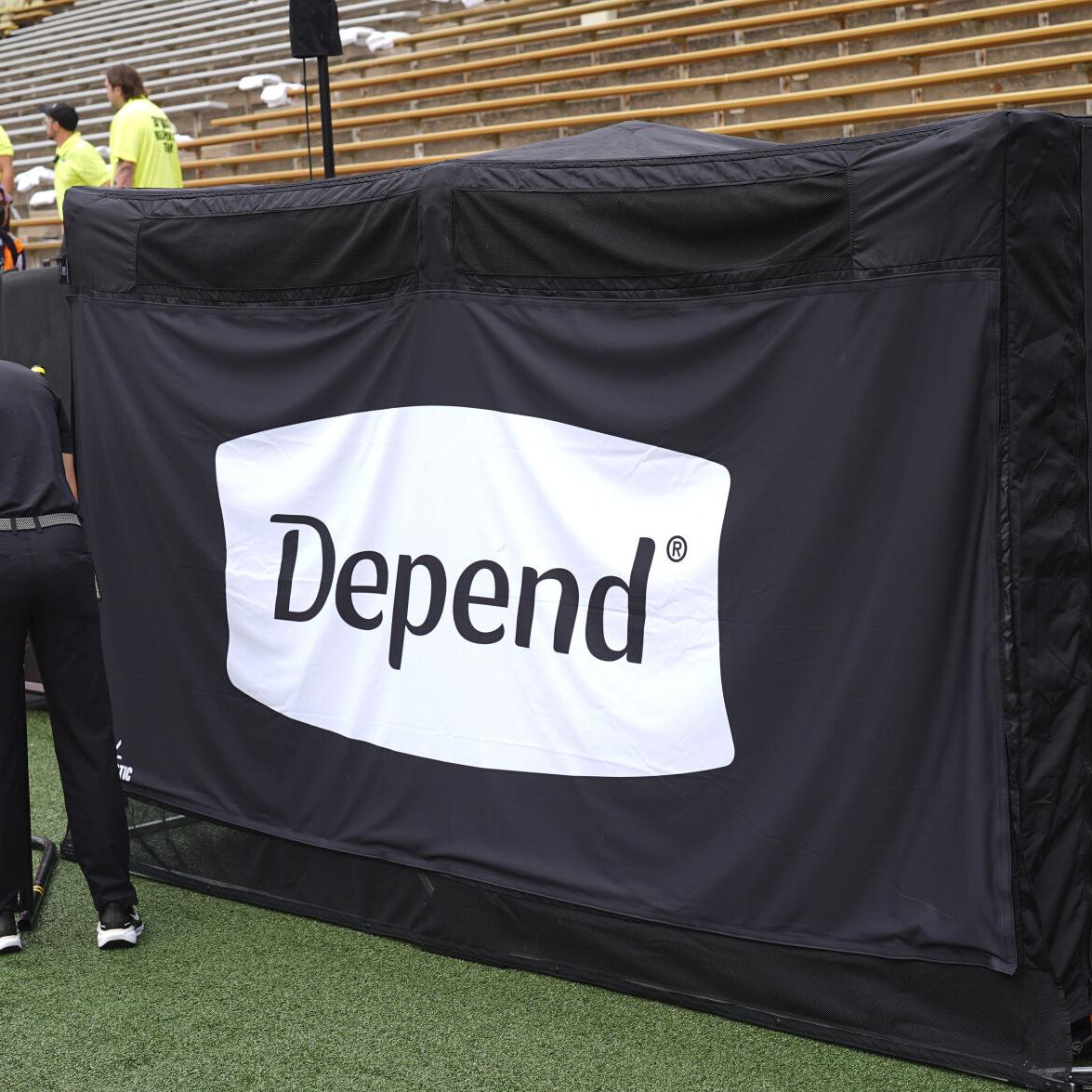 Colorado Installs Depend-Branded Sideline Bathroom for Coach Prime