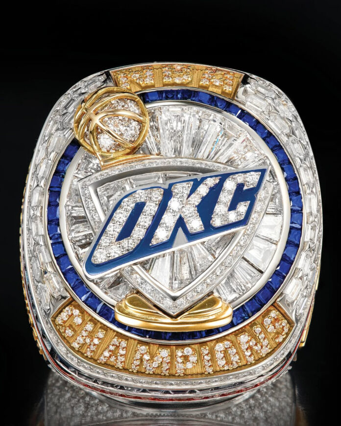 OKC Thunder Unveil 2025 Championship Rings: A $50k Ring Inside a Ring ...