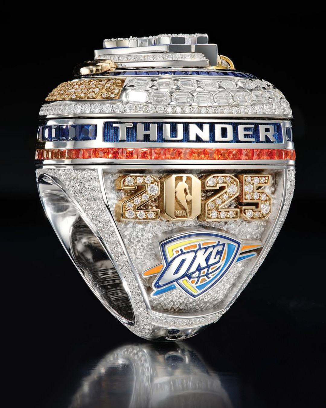 OKC Thunder Unveil 2025 Championship Rings: A $50k Ring Inside a Ring ...