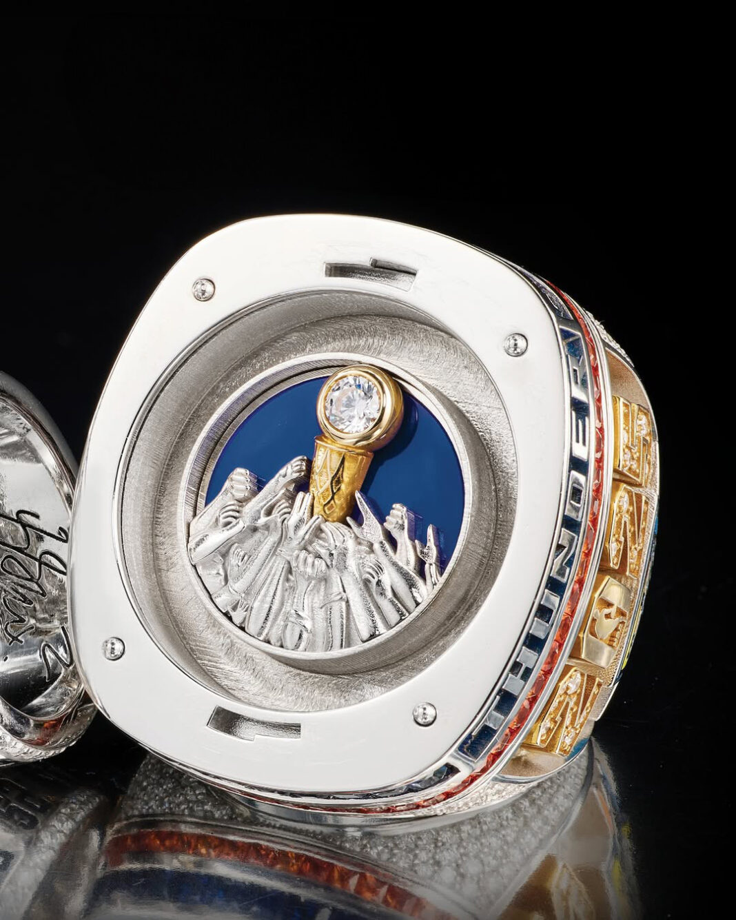 OKC Thunder Unveil 2025 Championship Rings: A $50k Ring Inside a Ring ...