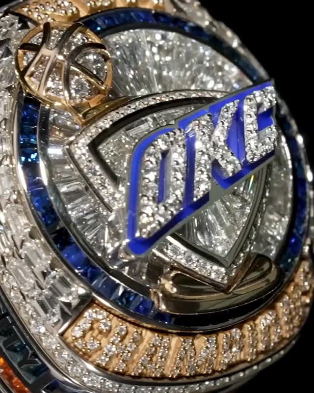 OKC Thunder Unveil 2025 Championship Rings: A $50k Ring Inside a Ring ...