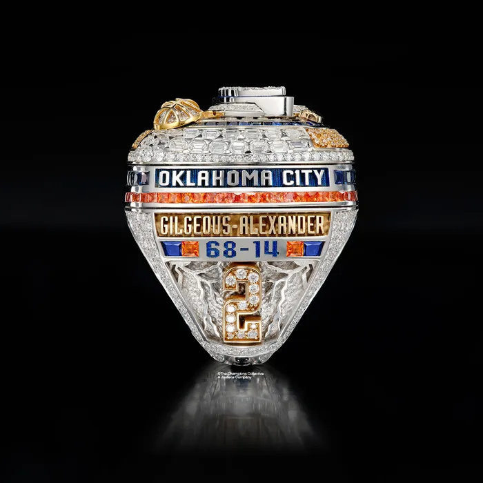 OKC Thunder Unveil 2025 Championship Rings: A $50k Ring Inside a Ring ...